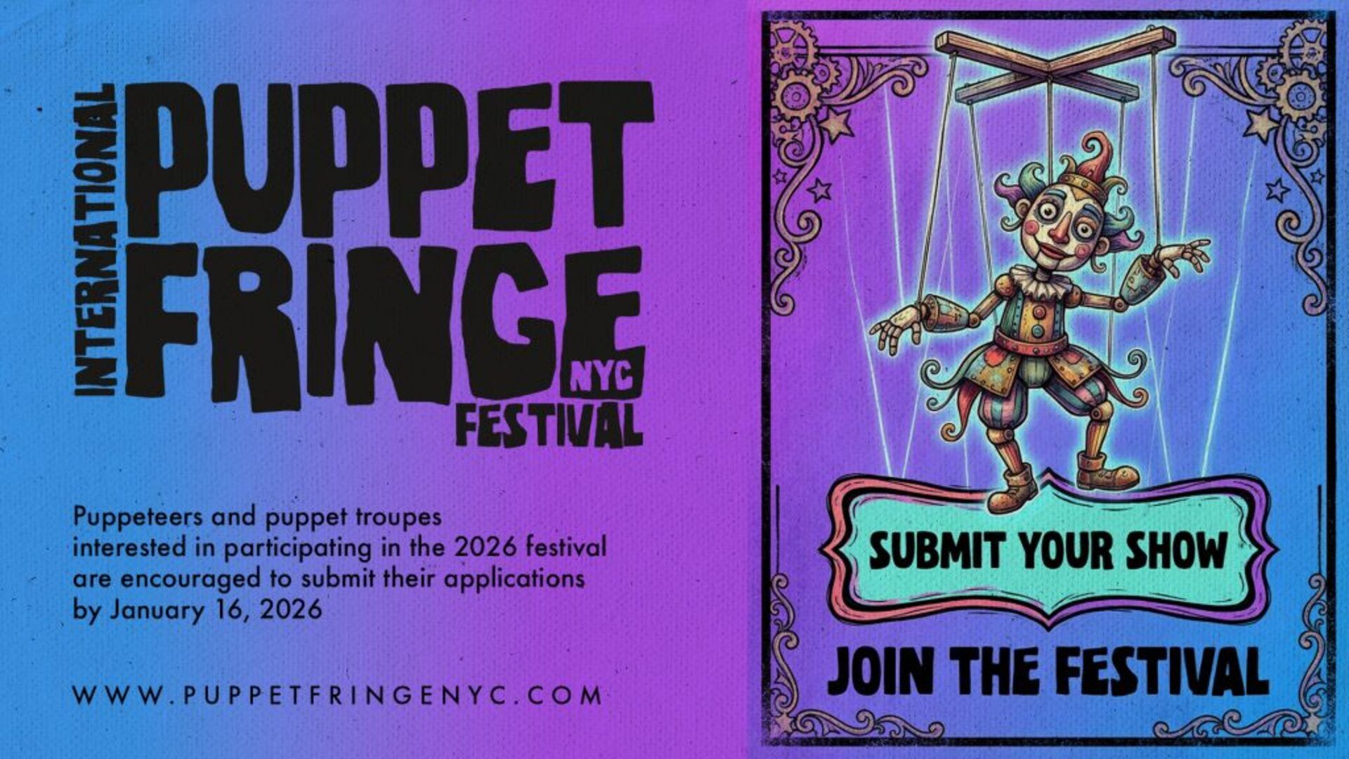 Llega el International Puppet Fringe Festival 2026 | La Guía Cultural